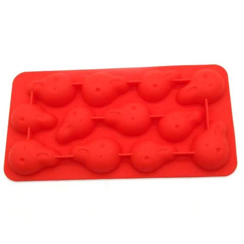 3 farver silikone 3d kranieforme isterningeforme b... – Grandado