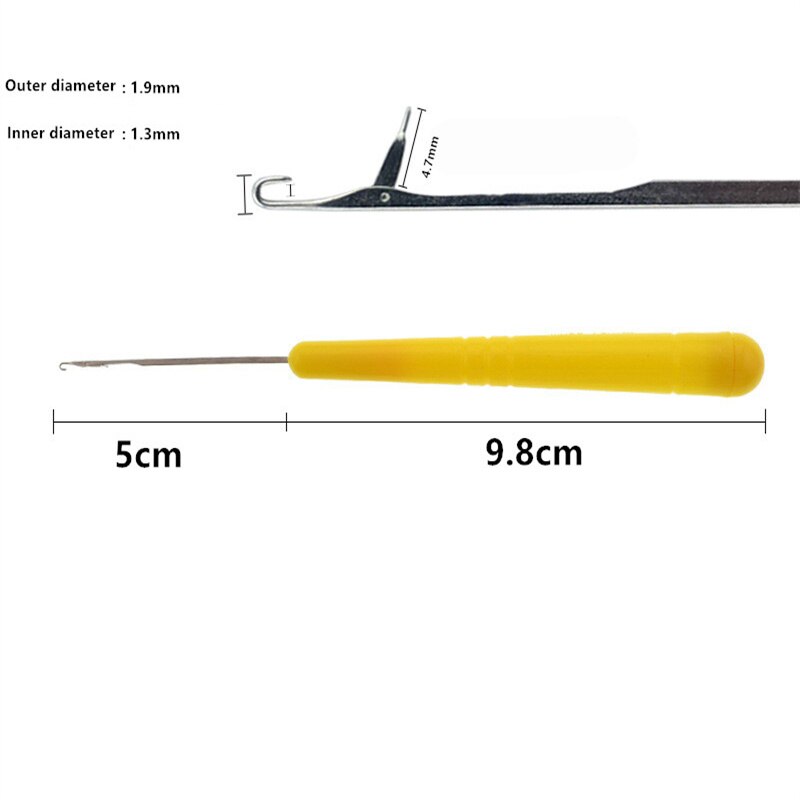 Small Tongue Crochet Plastic Handle Hook Needle Th... – Vicedeal