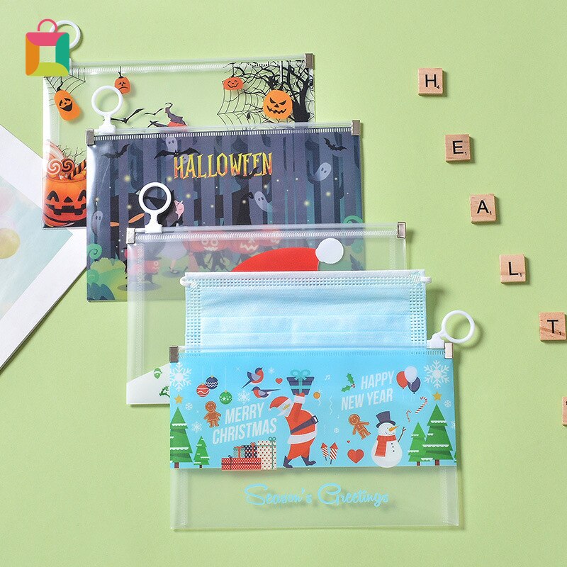 Halloween and Christmas Series Mask Storage Bag Se... – Grandado