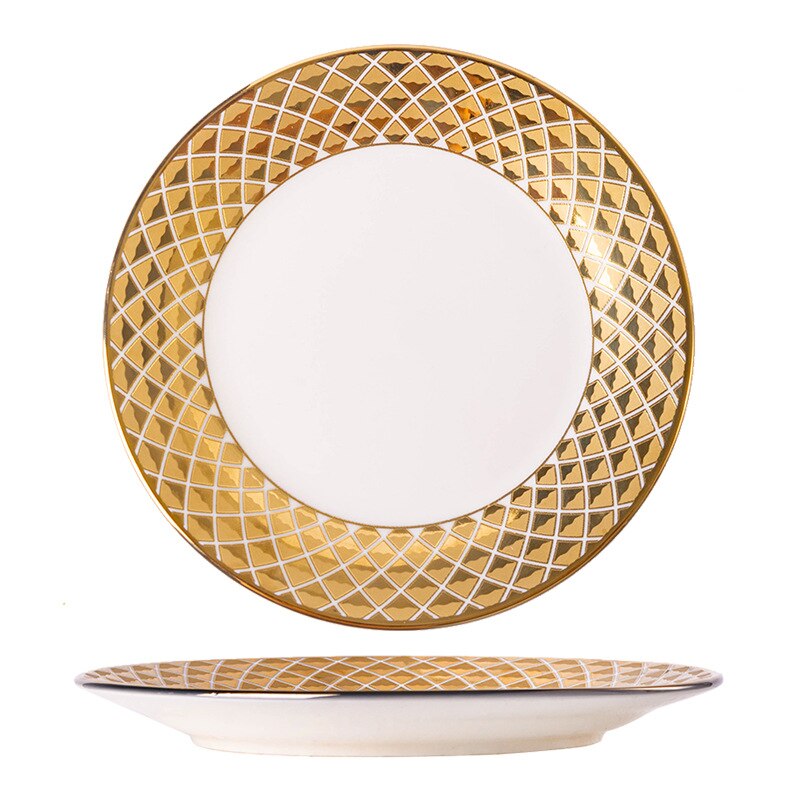 European Style Ceramic Plate Ceramic Dish Sub Simp... – Grandado