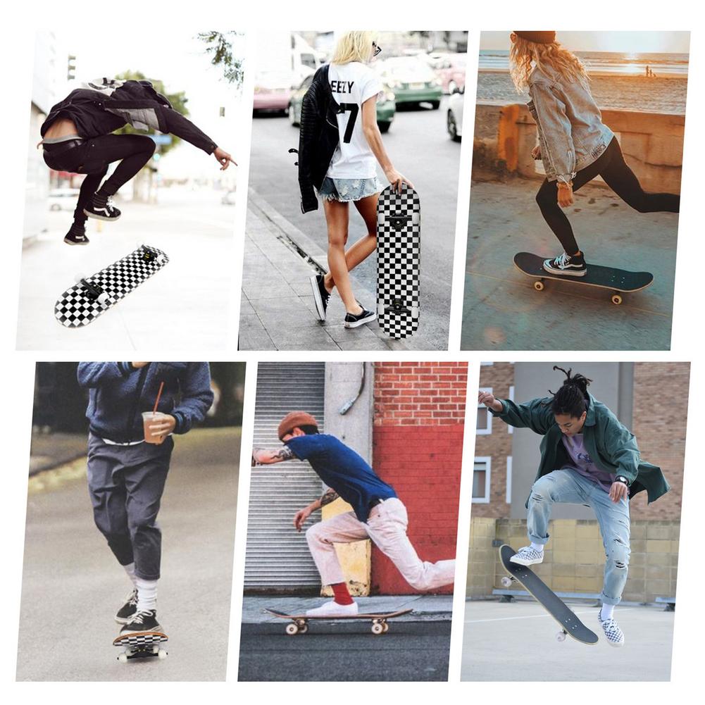 Anti-slip 7-layer Complete Skateboard Concave&... – Grandado