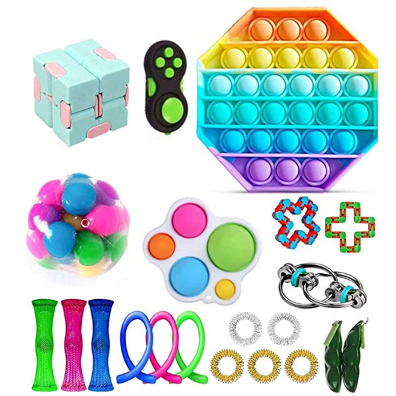 20PCS Fidget Toys Beans Anti Stress Relief Set Kit... – Grandado