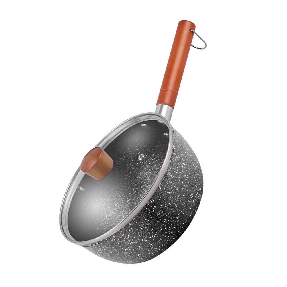 1 Set of Iron Soup Pot Household Wooden Handle Noo... – Vicedeal