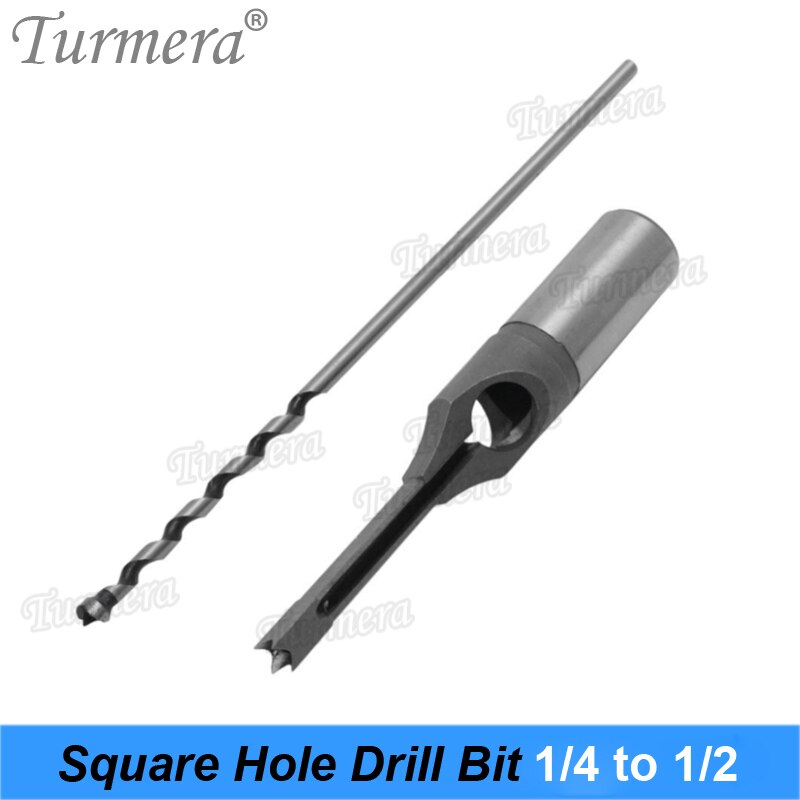 Turmera 1/4 to 1/2 Square Hole Drill Bit 45 Steel ... – Grandado