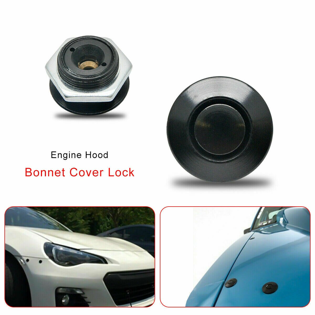 2 Stuks Auto Quick Release Hood Pins Motorkap Druk... – Grandado