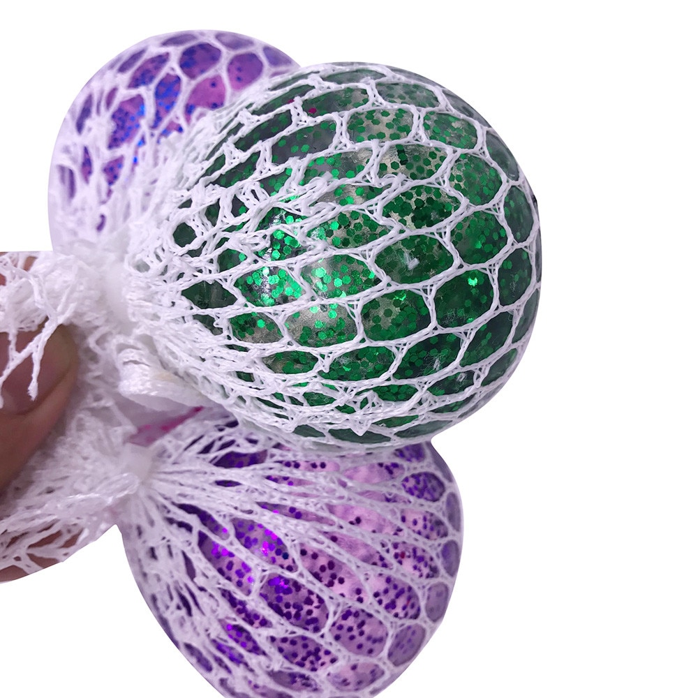 Jumbo Colourful Mesh Ball Spongy Bead Squishies To... – Vicedeal