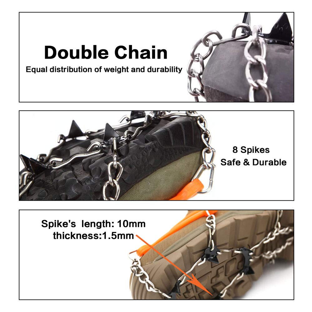 1 Pair Outdoor snow non-slip Ice Climbing shoe set... – Vicedeal