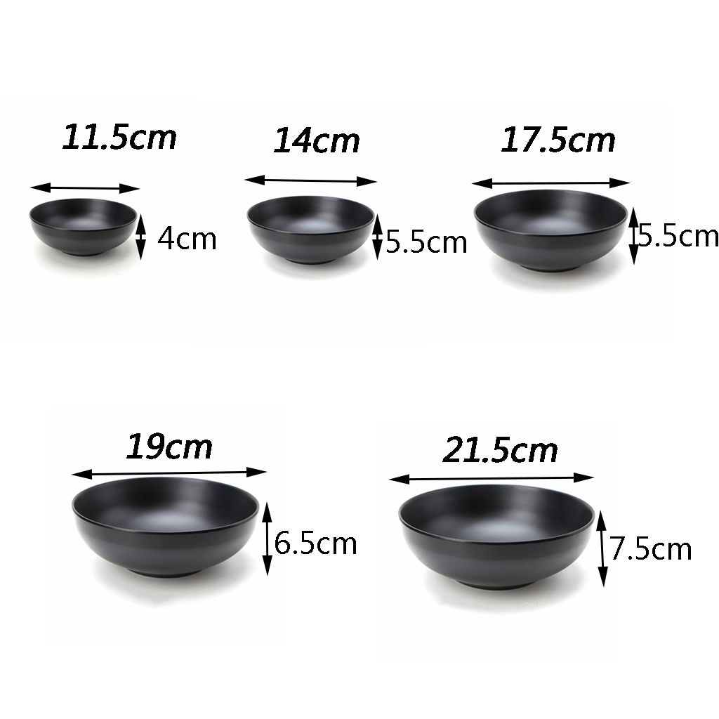 5 Sizes Imitation Porcelain Ramen Bowl Japanese St... – Grandado