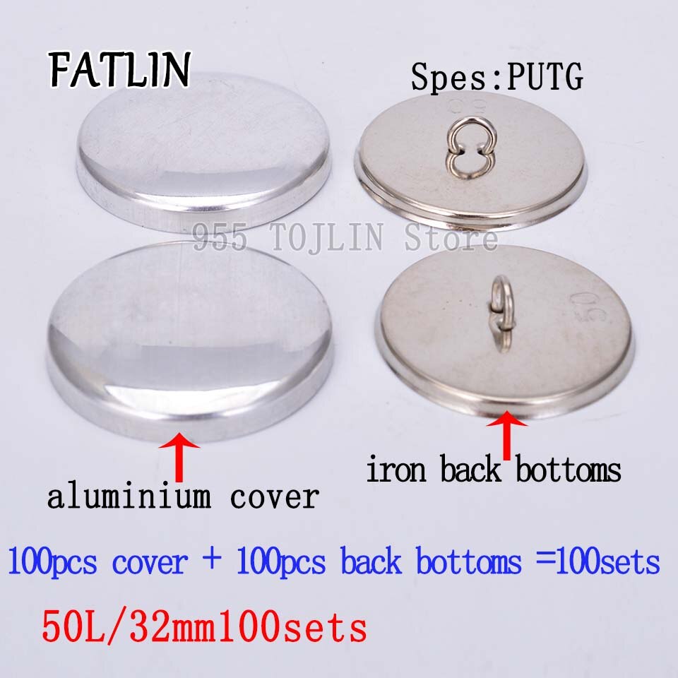 100Sets 24L-60L Iron back bottom PU Fabric Covered... – Grandado