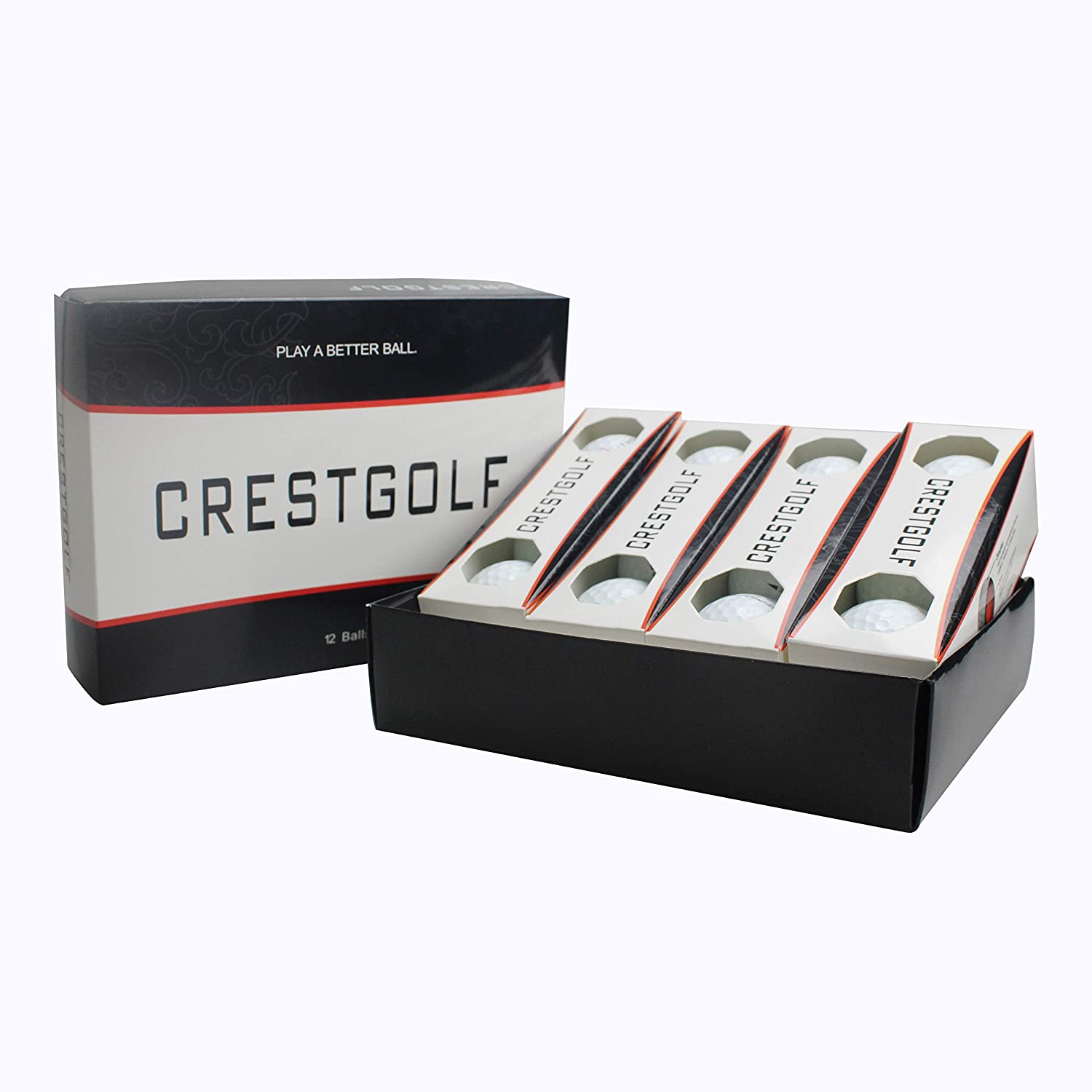 Crestgolf Golf Balls Maximum Distance 3-Piece Golf... – Grandado