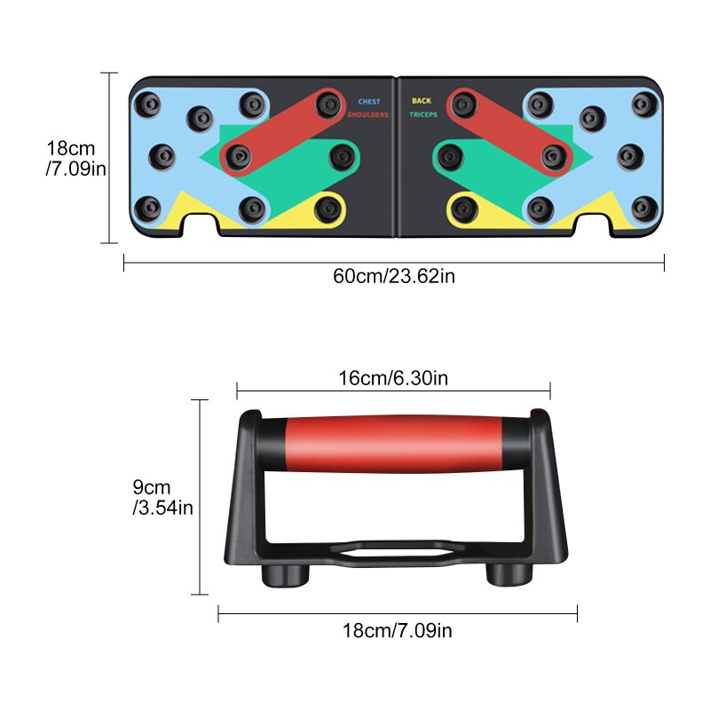 Push Up Rack Board Fitness Workout Trein Gym Spier... – Vicedeal