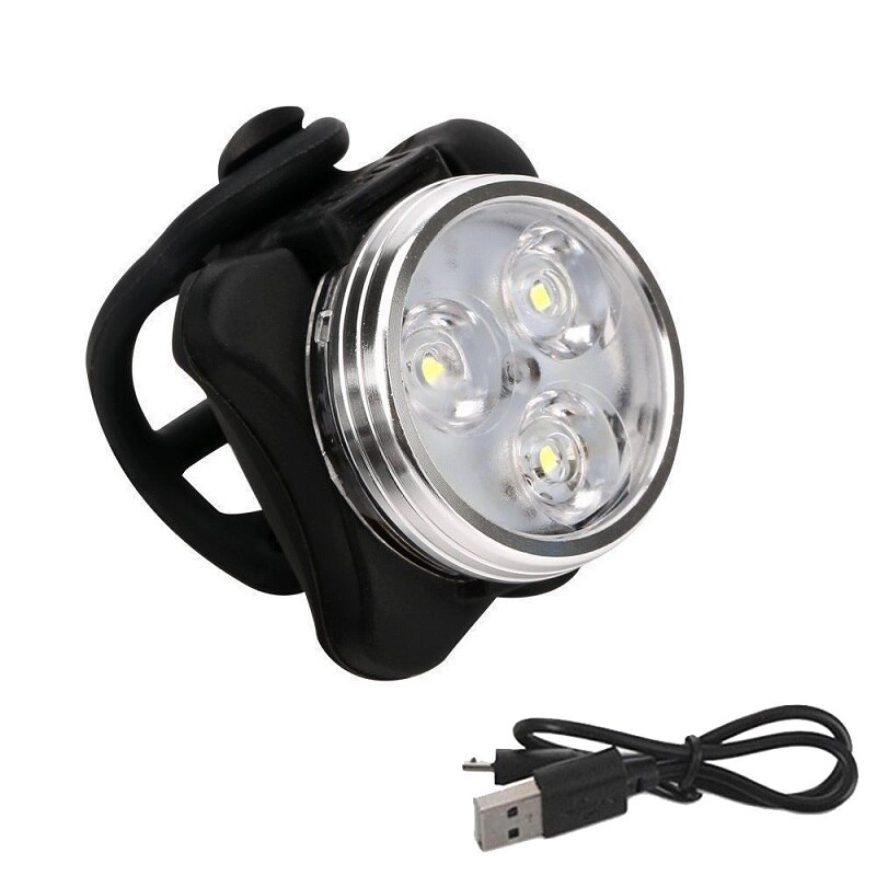 Fiets Bike Head Voor Achter Staart 3 Led Light Usb... – Grandado