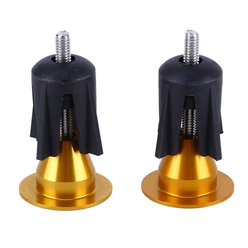 1 Pair Bicycle Grip Handlebar End Cap Aluminium Al... – Grandado