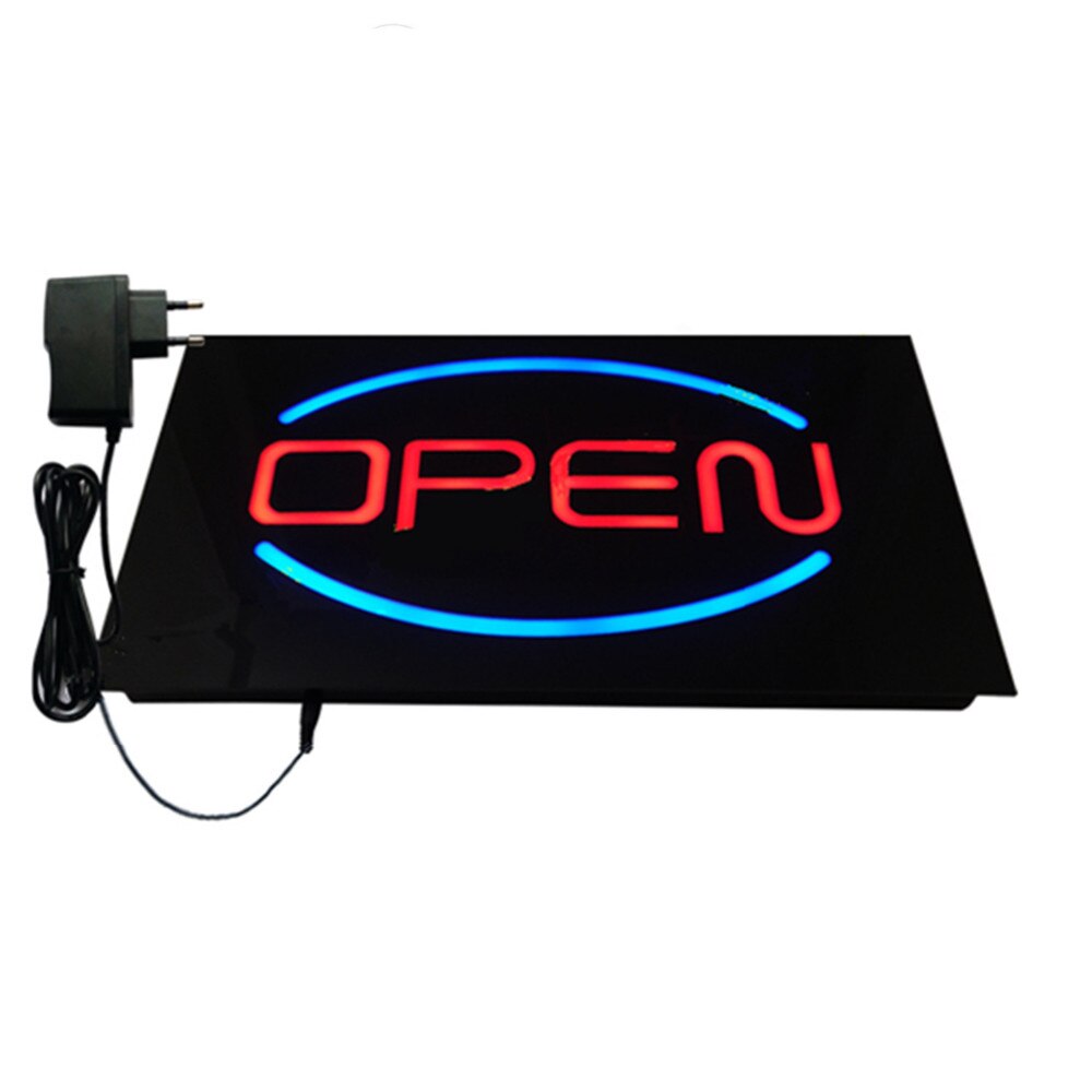 Resin Neon Open Sign for Business, 3 Modes Light S... – Grandado