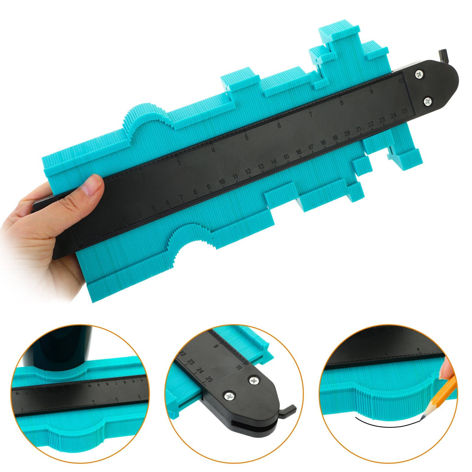 Carpenter Meter Contour Construction Template Dupl... – Grandado