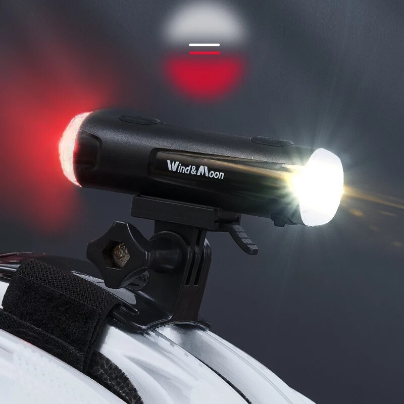 Bicycle Helmet Lights Front and Rear Lights Integr... – Vicedeal