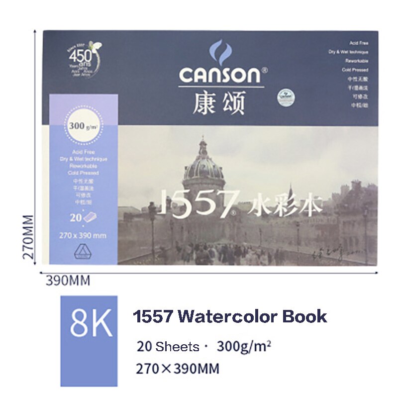 Watercolor Paper 20Sheets paper for watercolor Han... – Grandado