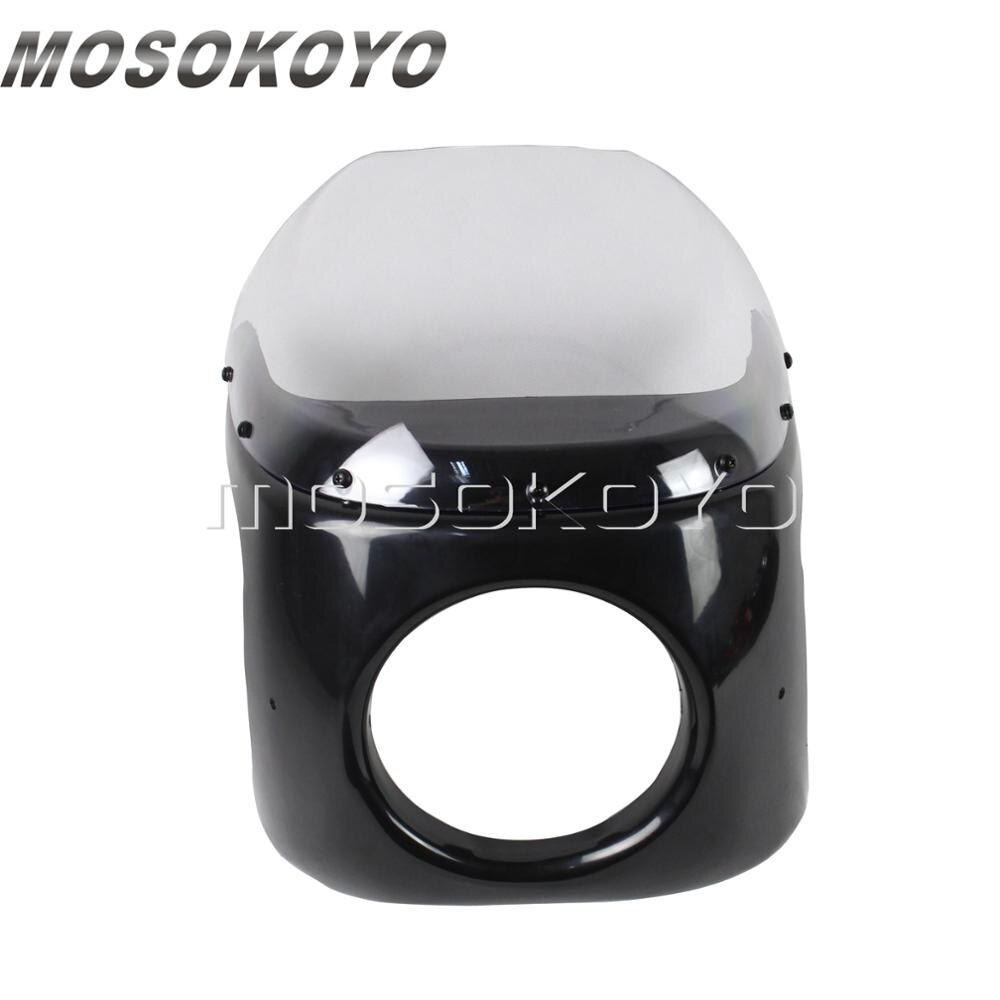Motorcycle Transparent 7" Round Headlight Fairing ... – Vicedeal