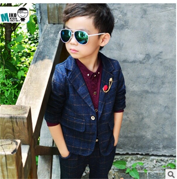 Retro gentleman style Boy's suits tailor suit ... – Grandado
