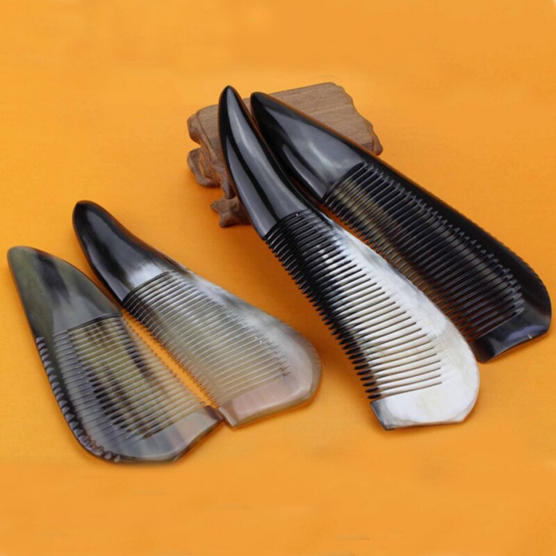Handmade OX buffalo horn comb for hair several TT ... – Grandado