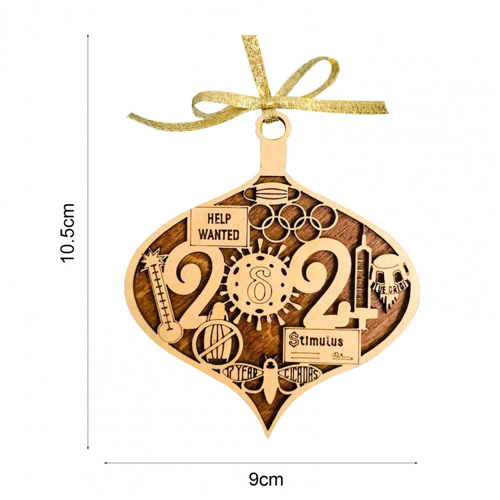 1 Set Christmas Wooden Ornaments Xmas Tree Hanging... – Grandado