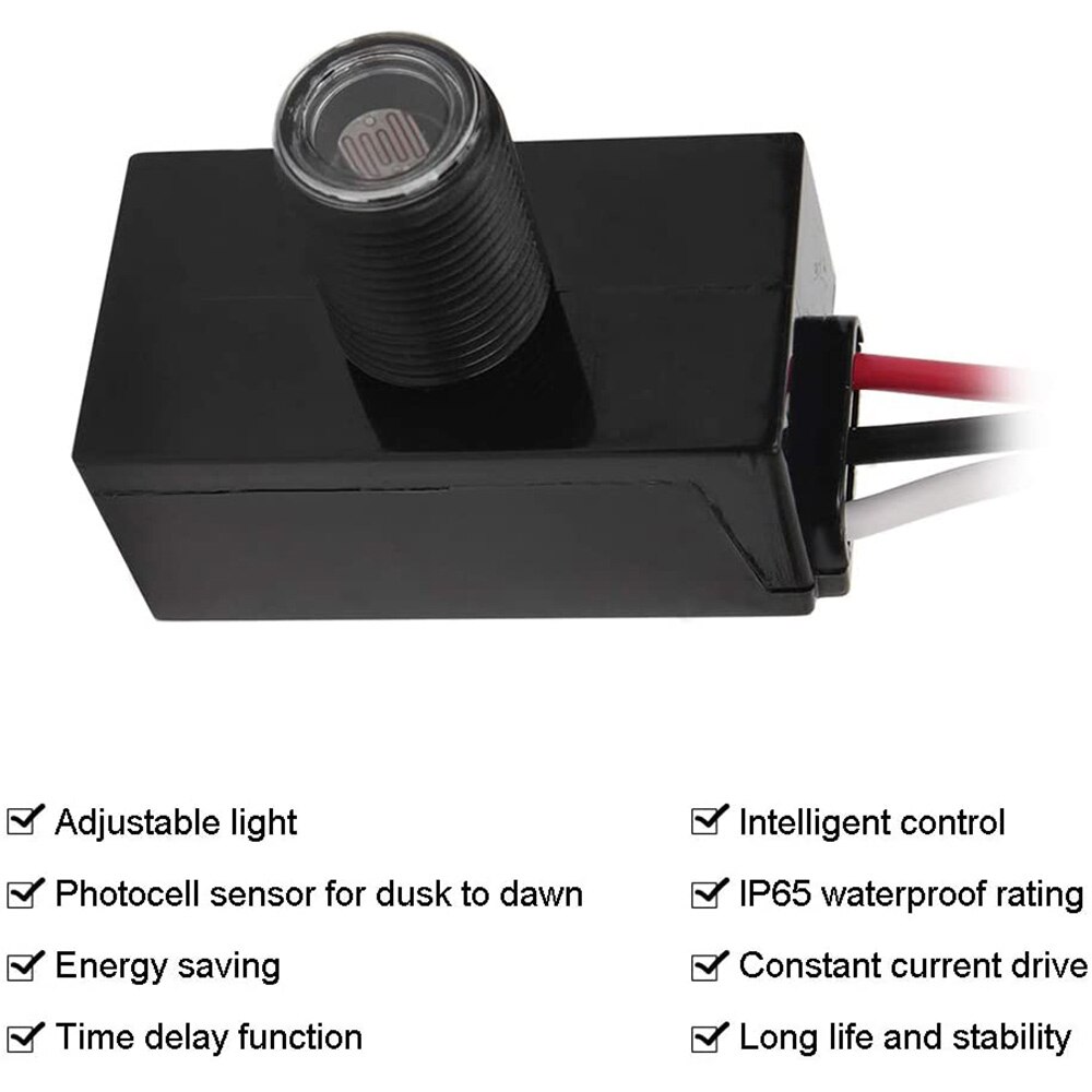 Hard-Wired Post Eye Light Controlwitch for Home Ou... – Vicedeal