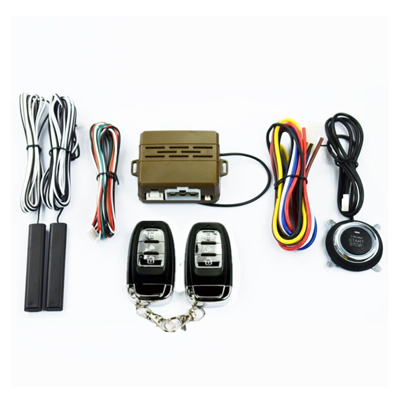 1 Set 12V Auto Keyless Entry Start Systeem Een Sta... – Grandado