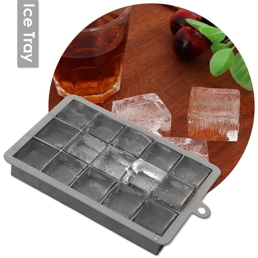 Silicone 15-grid Cube Jumbo Silicone Ice Cube Squa... – Vicedeal