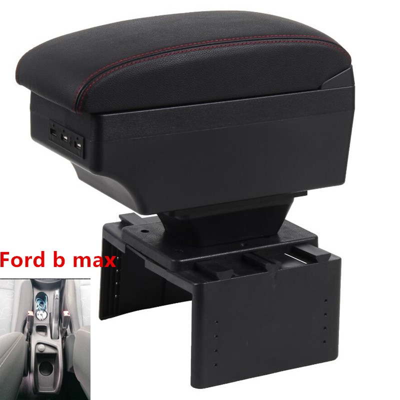 For Ford b max armrest box USB Charging heighten D... – Grandado