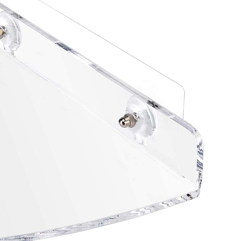 Acrylic Corner Shower Caddy, 2 Pack Adhesive Showe... – Grandado