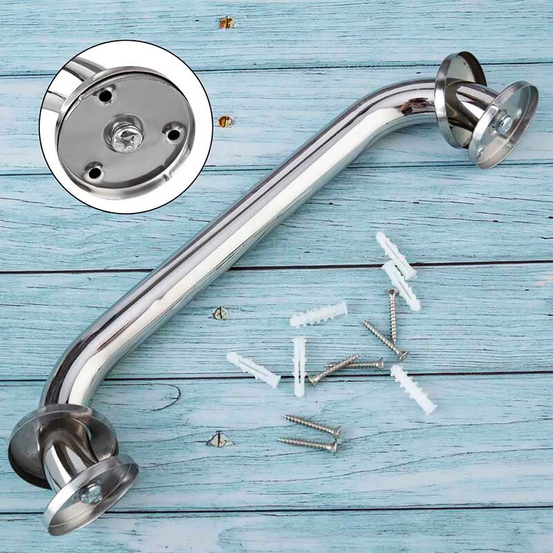 Bathroom Shower Tub Hand Grip Stainless Steel Safe... – Grandado