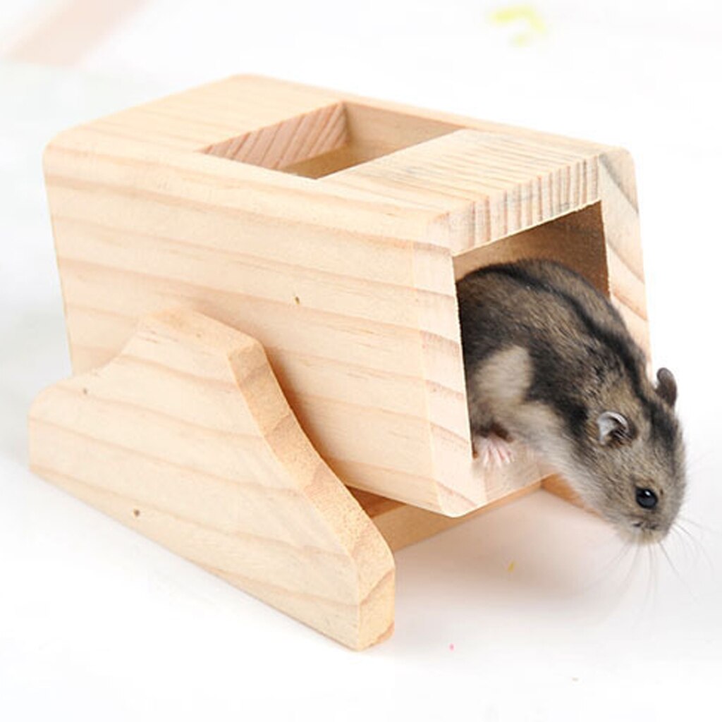 Natuurlijke Houten Vat Kooi Speelgoed Huisdier Ham... – Grandado