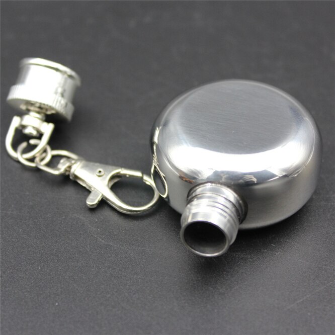 1oz Mini Round Hip Flask Stainless Steel Alcohol W... – Grandado
