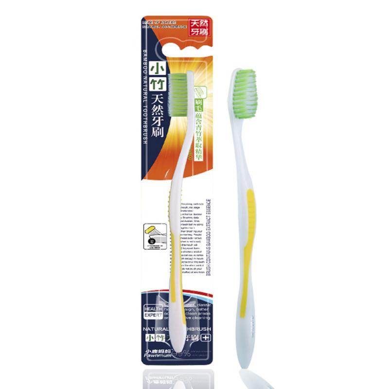 6 Color Adult Natural Small Bamboo Toothbrush Eco-... – Grandado