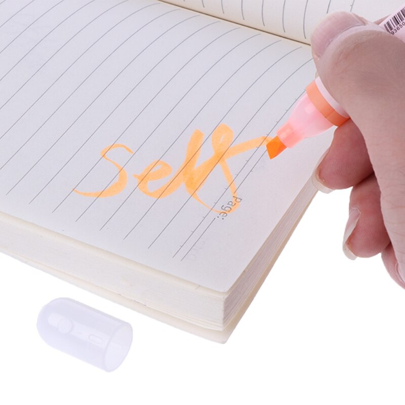 6 Colors Cute Animals Panda Cat Mini Highlighter P... – Grandado