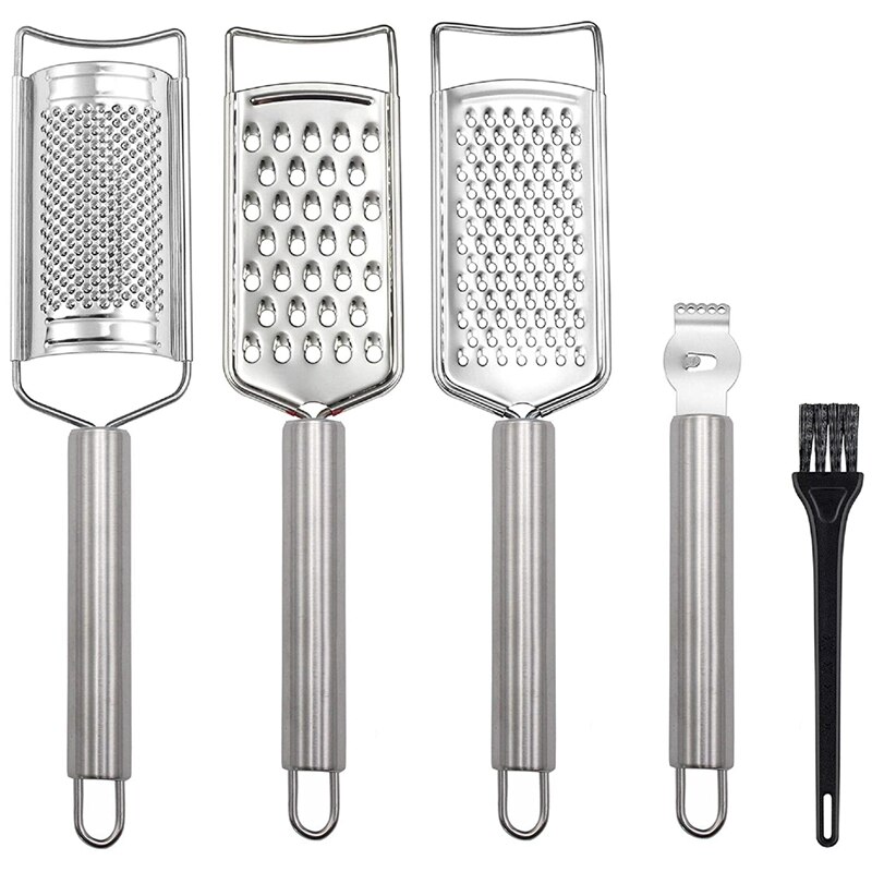 Cheese Grater Set, Set of 5 Kitchen Grater & P... – Grandado