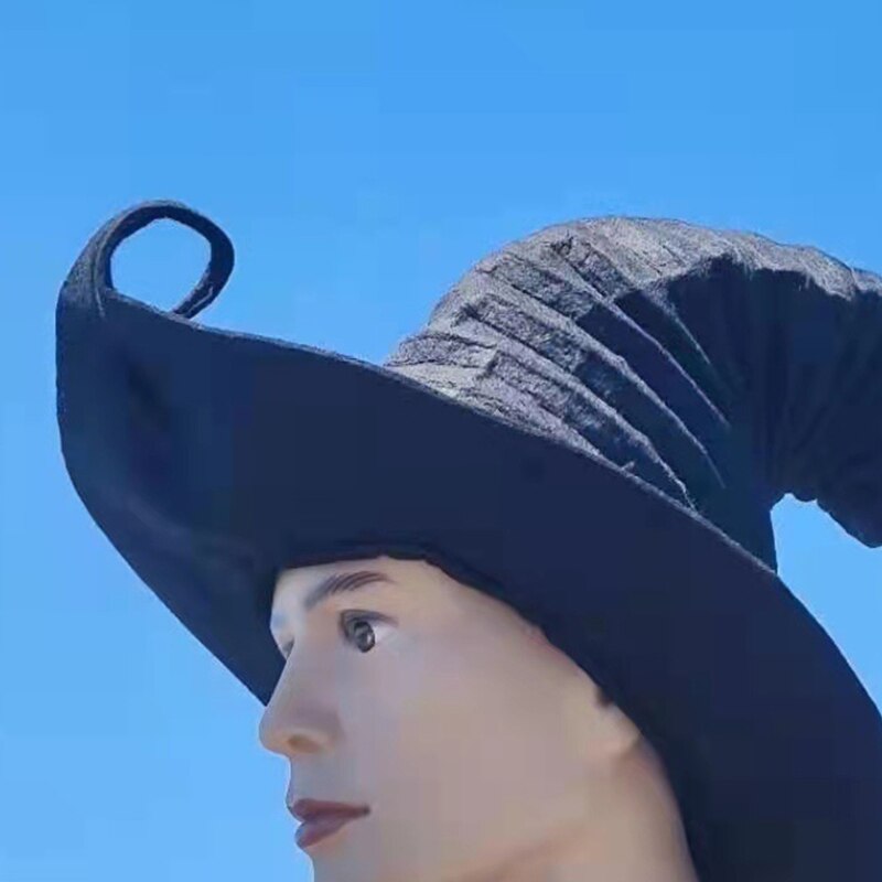 Angled Witch Hat Steeple Wizard Hat Popular Large ... – Vicedeal