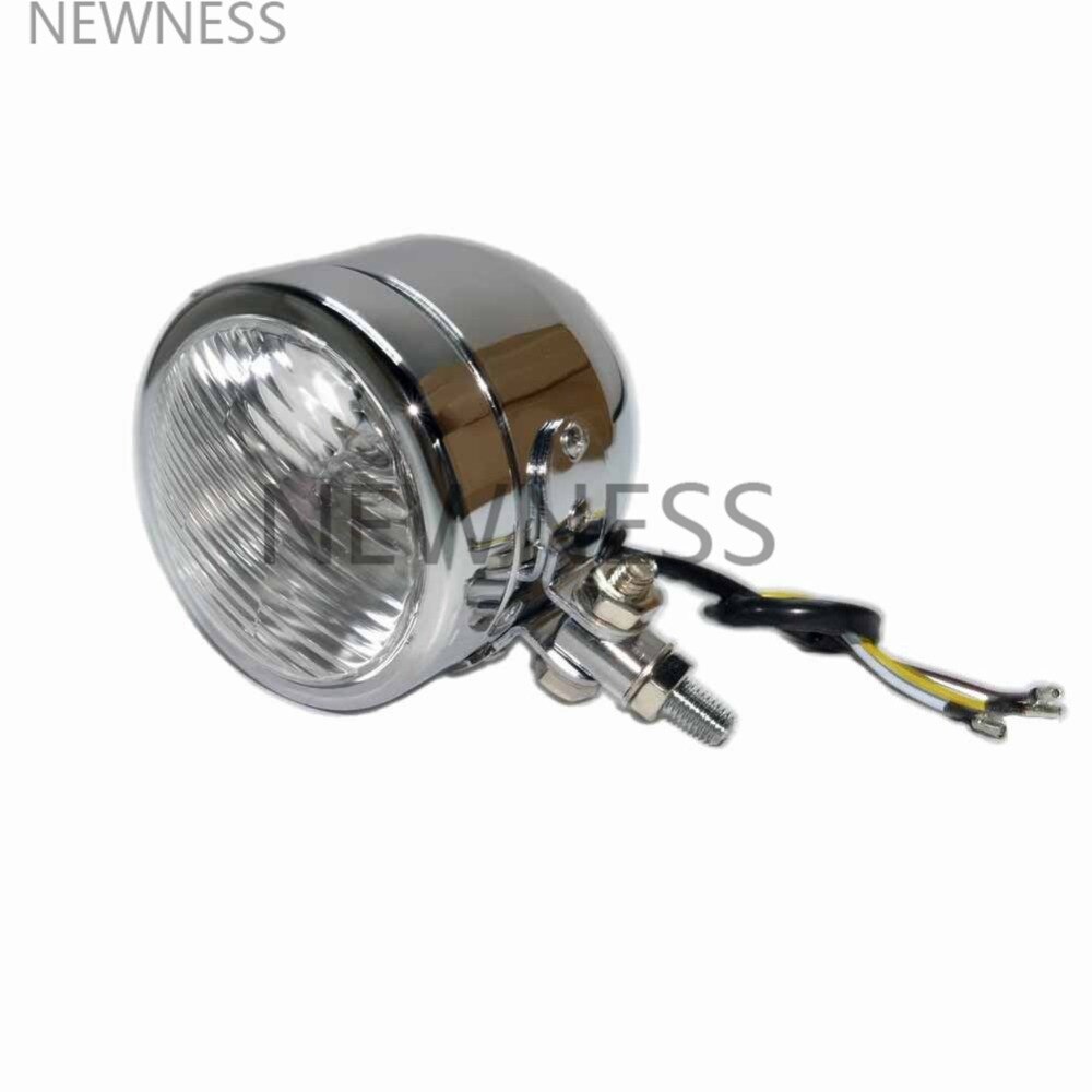 Motorcycle Vintage Custom Headlight Fog Light Fron... – Grandado