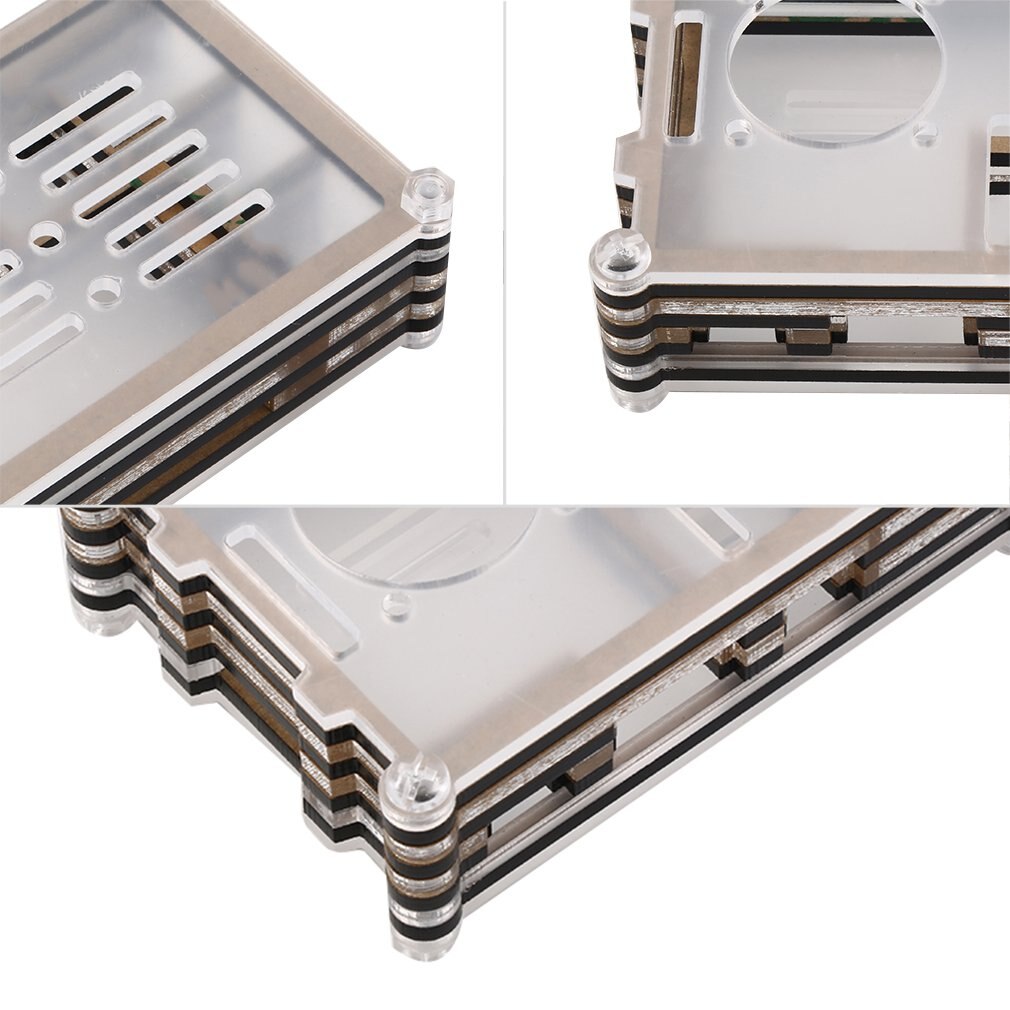 1pc 9-Layers Transparent Acrylic Case Shell Enclos... – Vicedeal