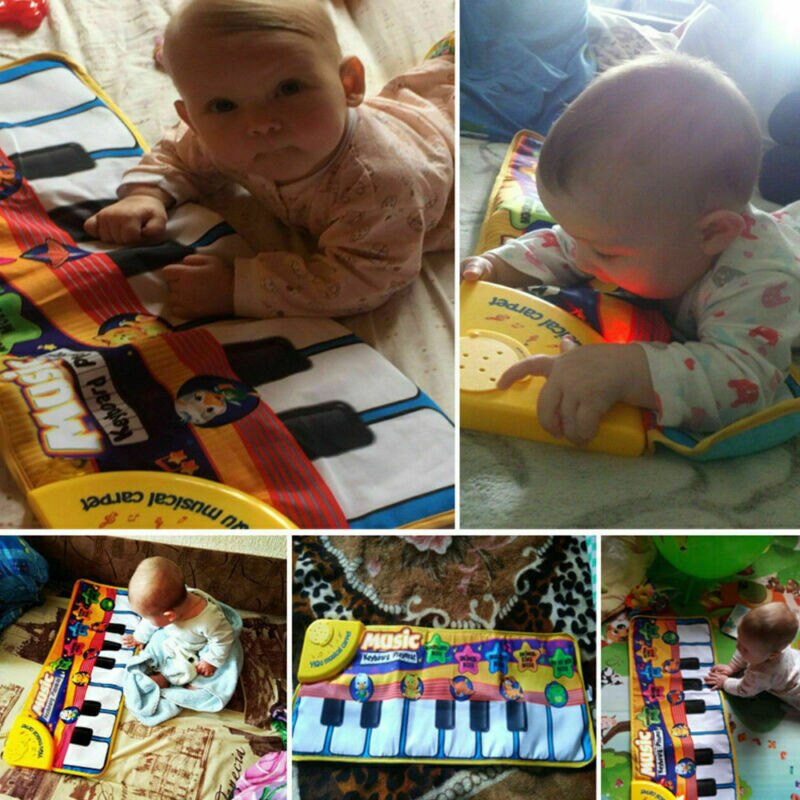 Musical Music Kid Piano Play Baby Mat Animal Educa... – Vicedeal
