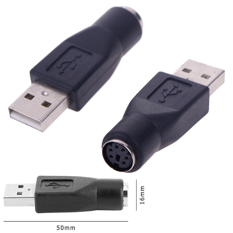 2 stk ps /2 han til usb hun port adapter konverter – Vicedeal