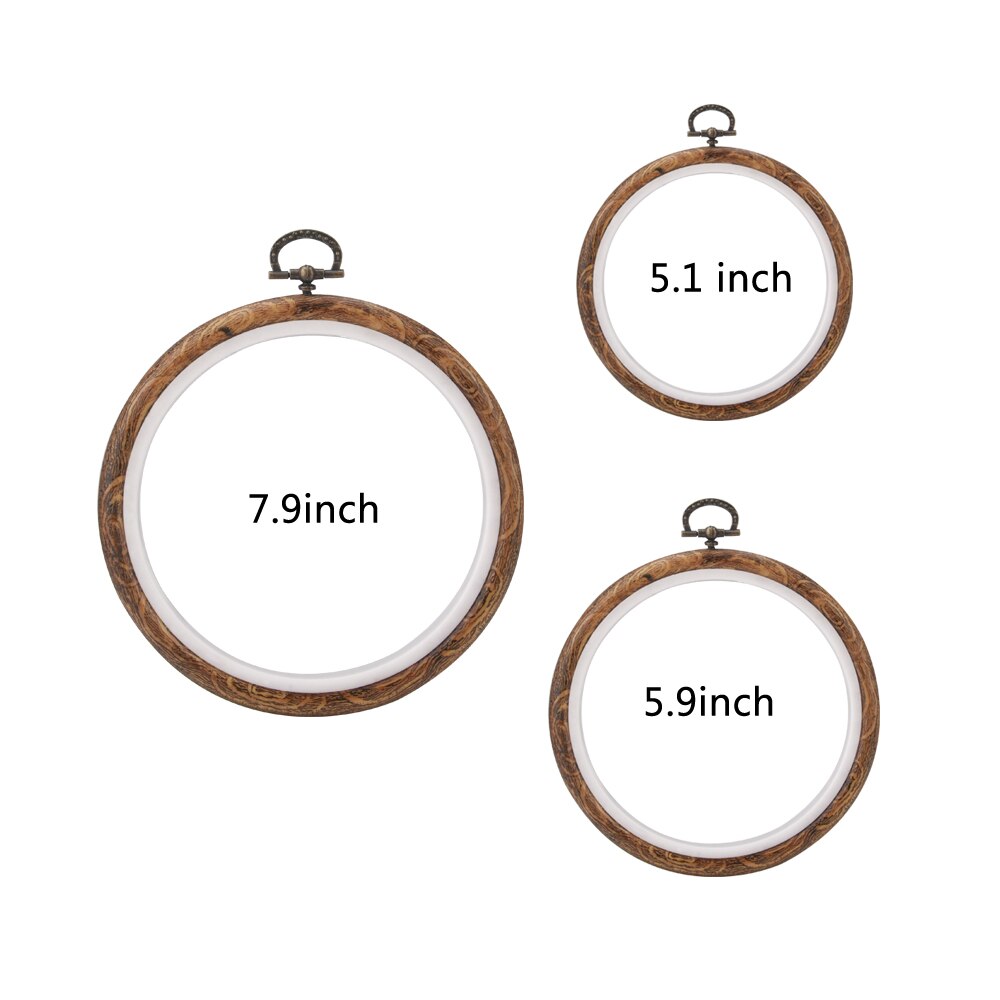 4PCS Plastic Embroidery Circles Frame Hoop Ring Ro... – Grandado