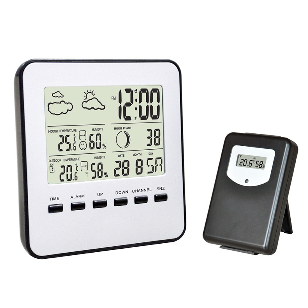 Digital Weather Station Wireless Indoor Outdoor To... – Grandado