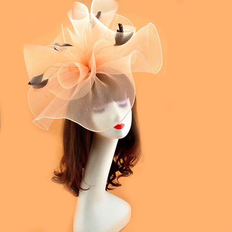 Vintage Bridal Flower Feather Hats Wedding Accesso... – Grandado