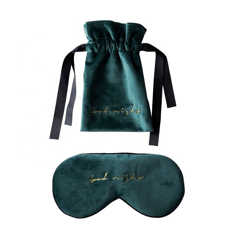 1Pcs Silk Velvet Sleep Mask Natural Sleeping Eye M... – Vicedeal