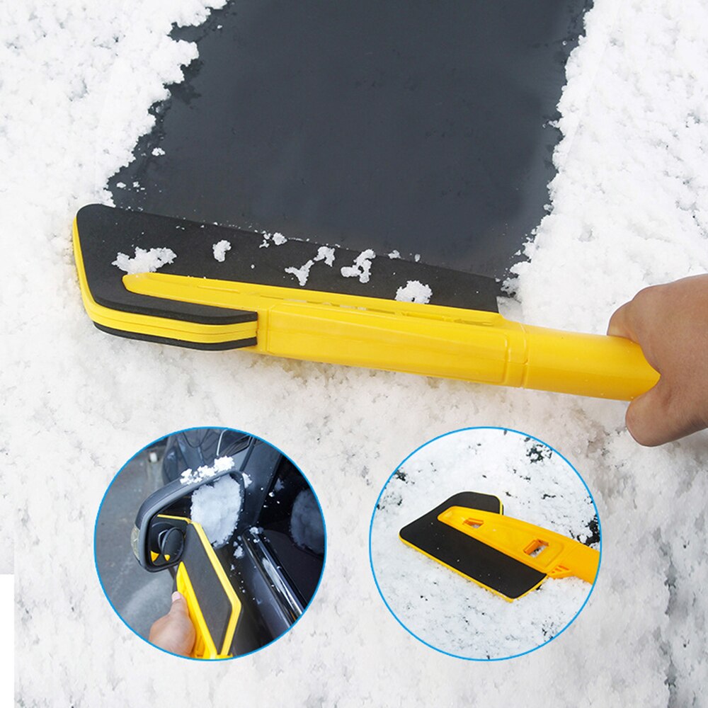 Detachable EVA Snow Shovel Long Handle Snow Brush ... – Grandado