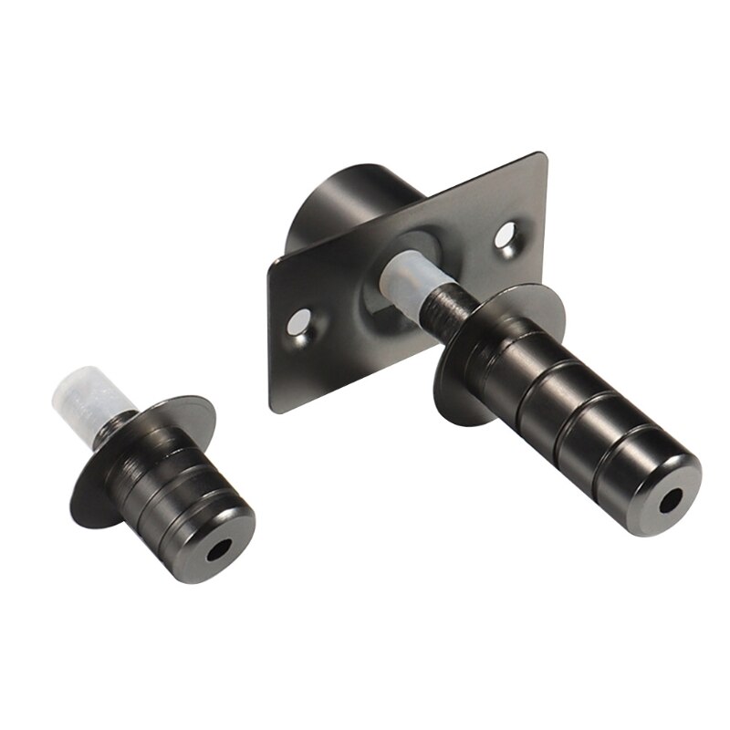 Ultra Thin Invisible Stainless Steel Black Door St... – Grandado