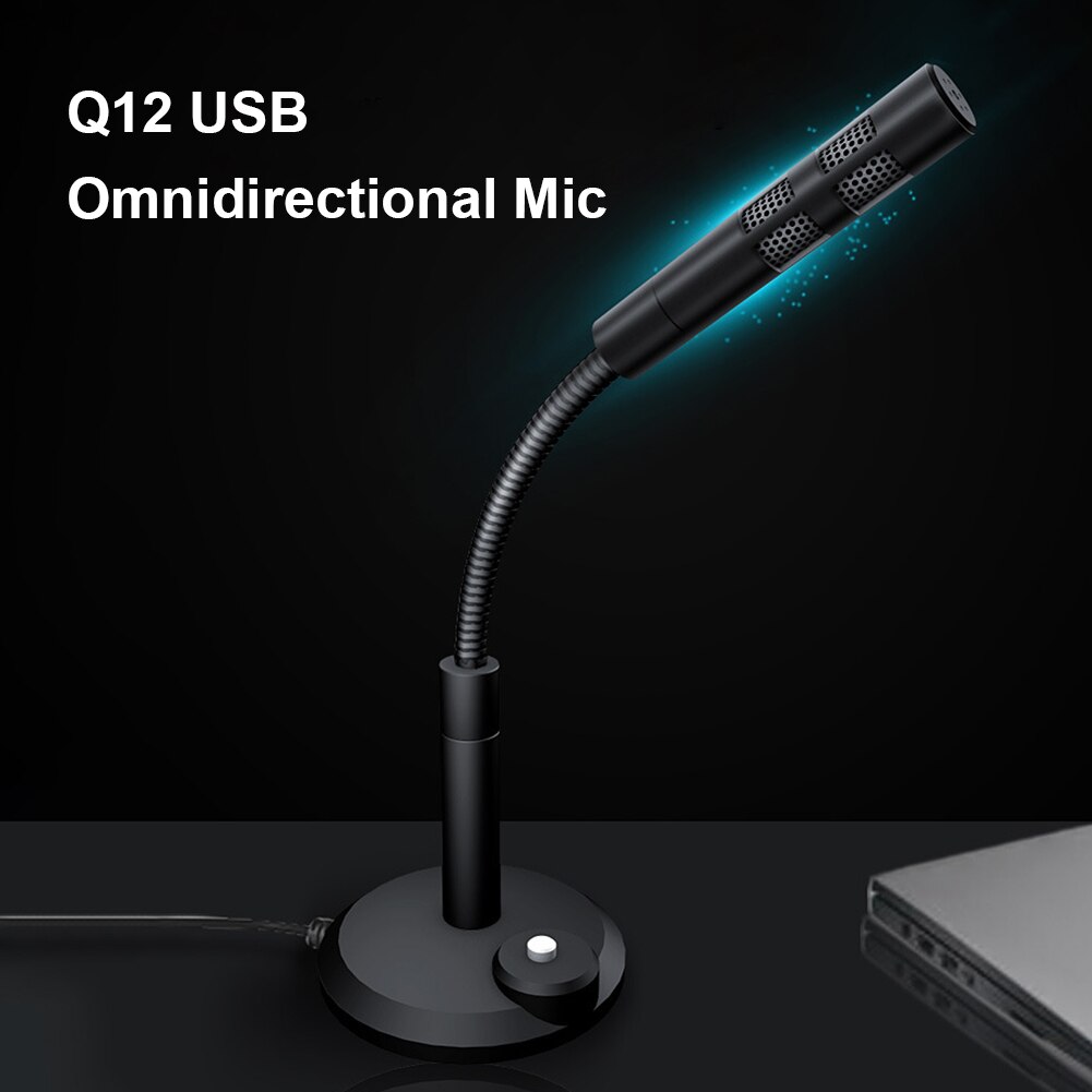 Q12 USB Desk Microphone Gooseneck Omnidirectional ... – Vicedeal