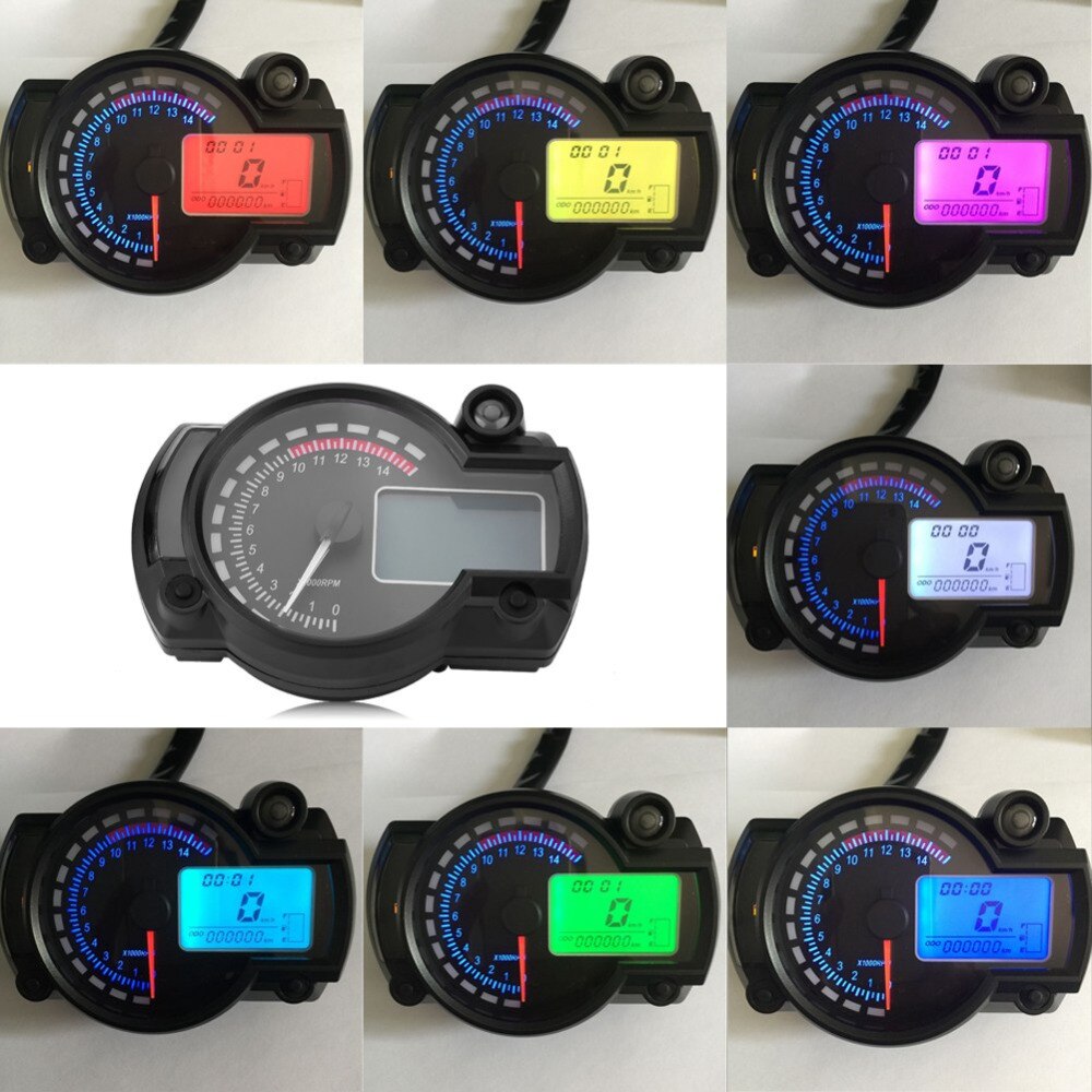Motorcycle Digital Light LCD Speedometer Odometer ... – Grandado
