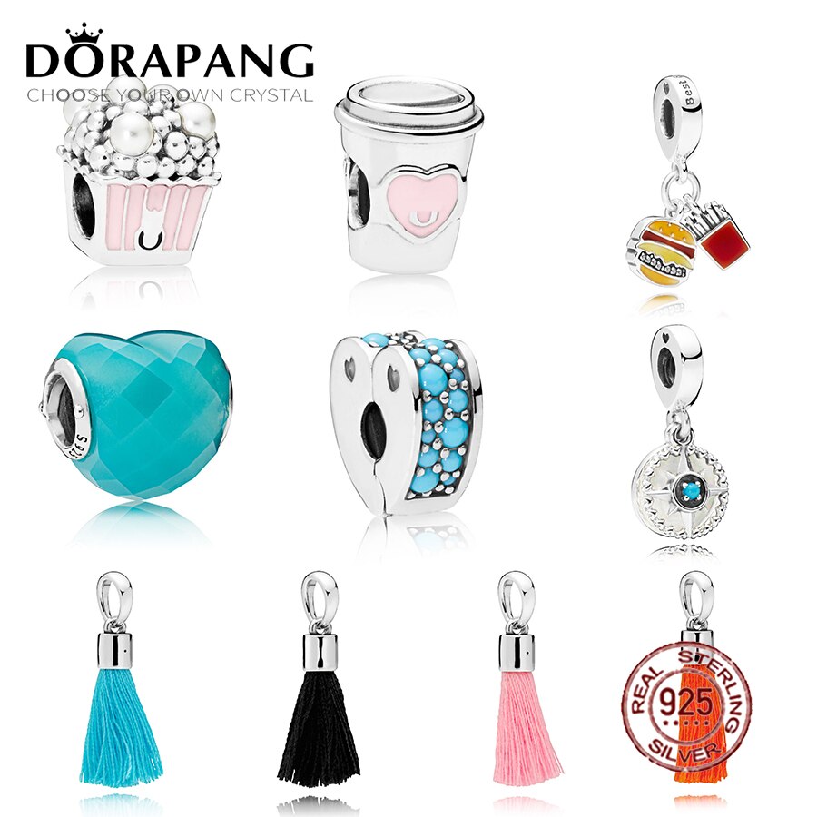 100% 925 Sterling Zilver Kwastje Opknoping Charm K... – Vicedeal